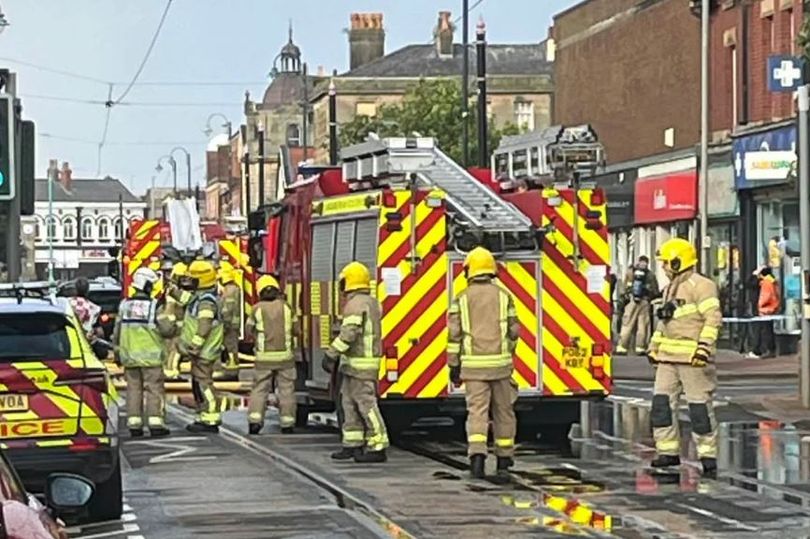 Dozens of firefighters called to Lancashire building blaze