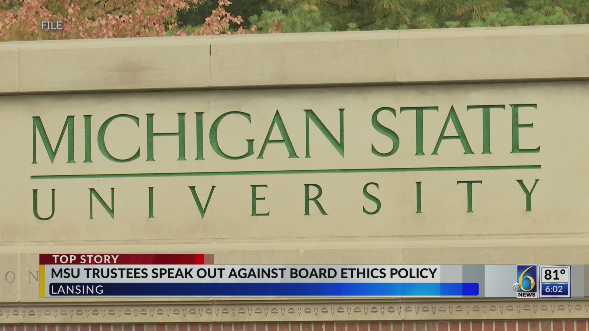 MSU trustees speak out against new ethics code