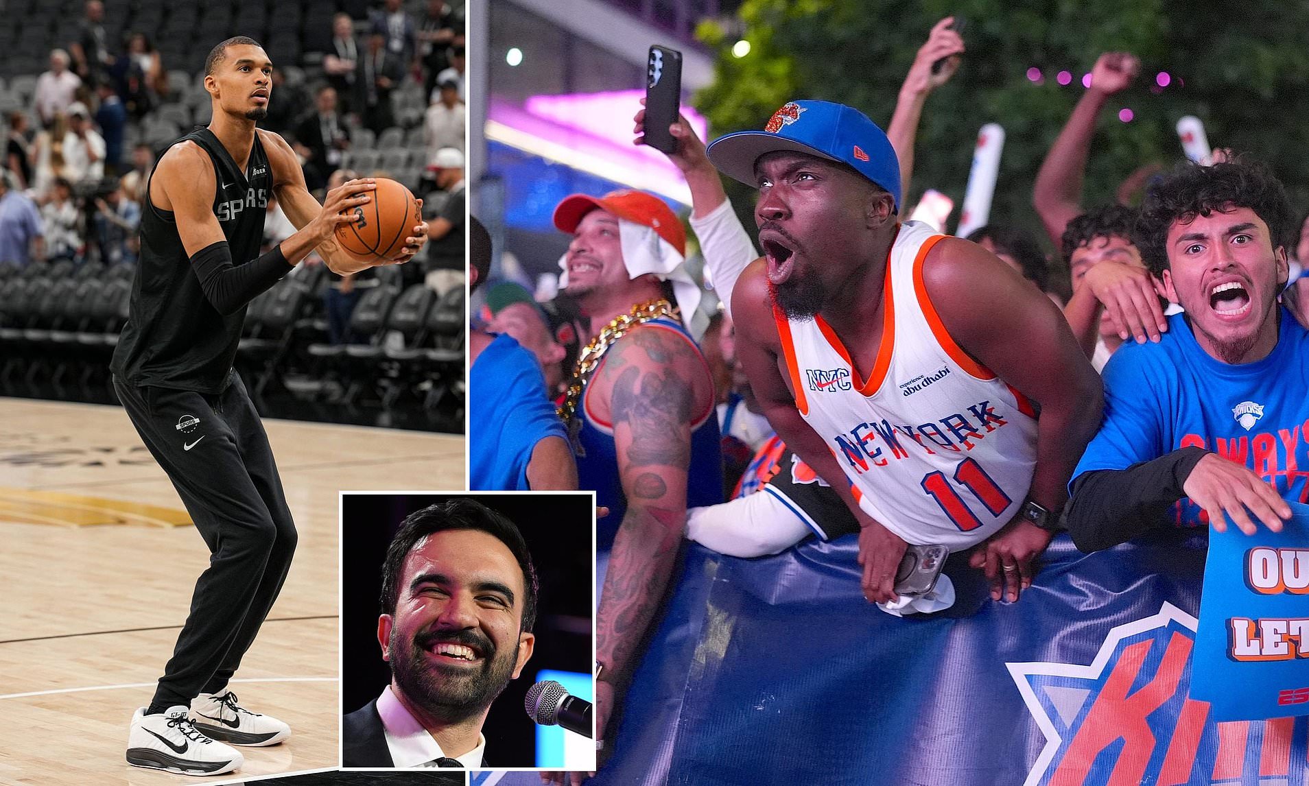 Mayor Zohran Mamdani dumbfounds NBA fans with Victor Wembanyama post ...