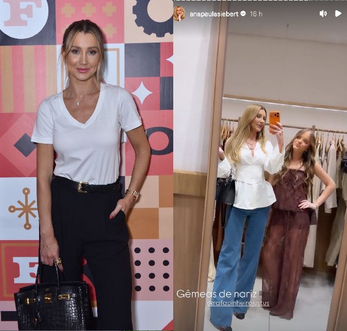 Ana Paula Siebert e Rafaella Justus brincam com resultado de ...