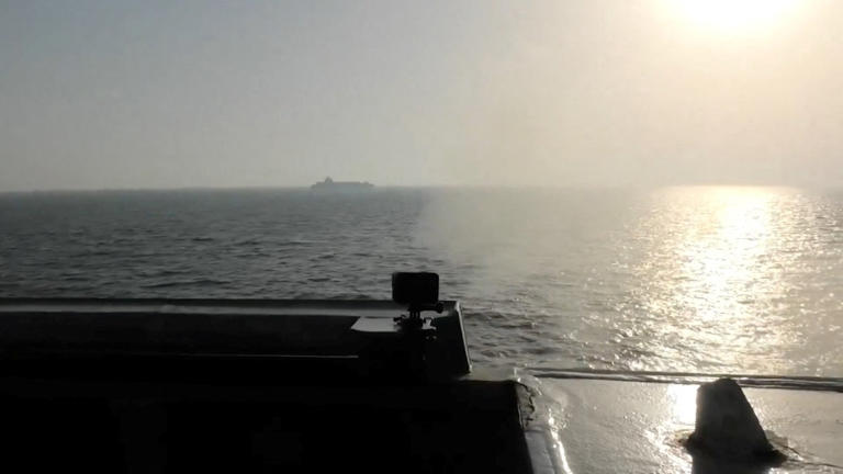 Iran targets US military vessel hosting command centre in Sea of Oman