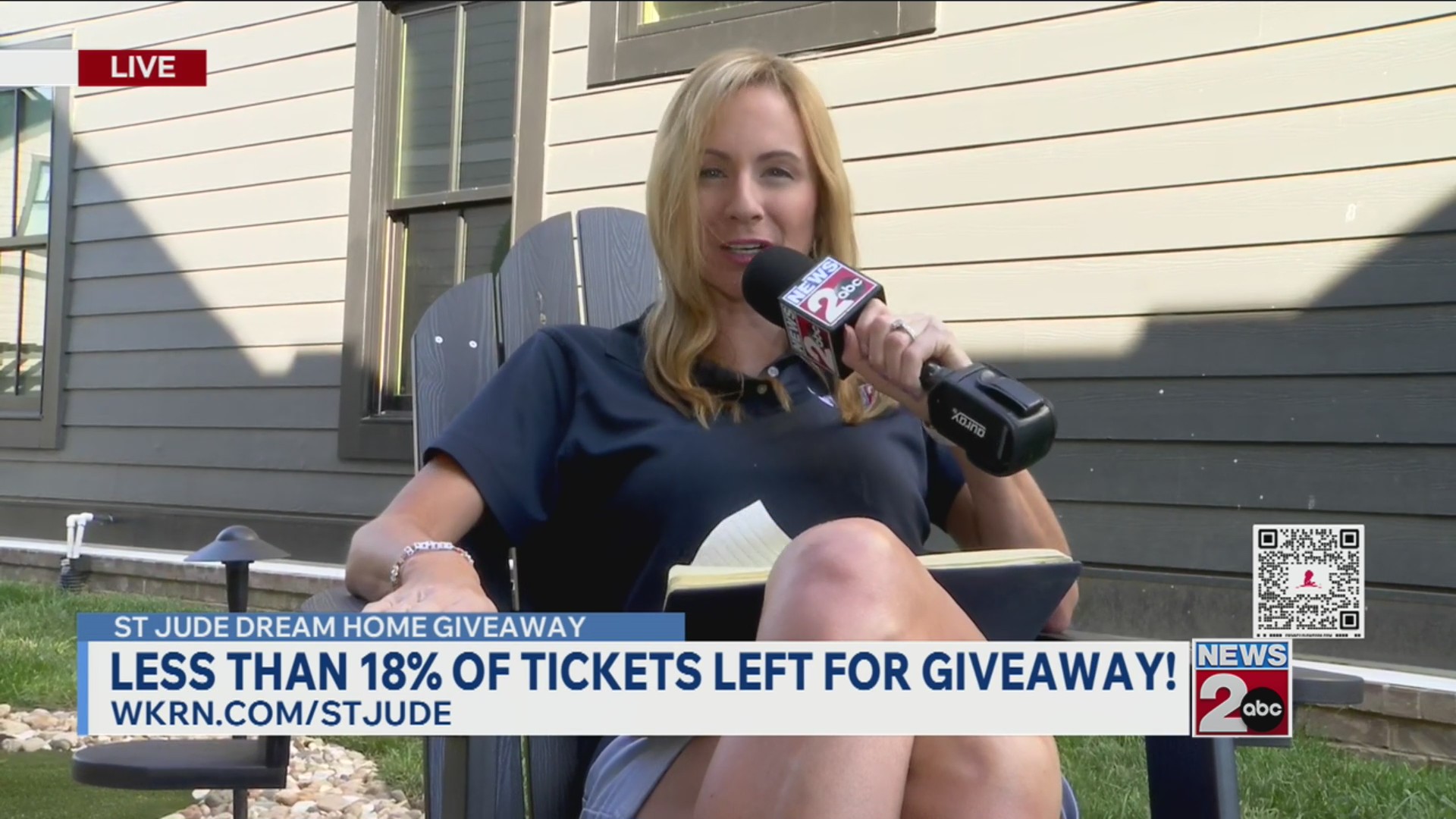 News 2's Danielle Breezy gives forecast from St. Jude Dream Home