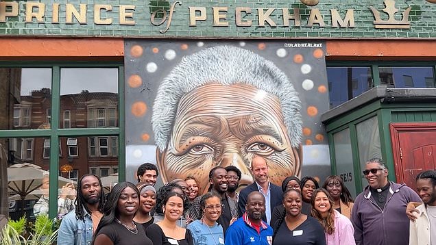 Prince William pours pints in Peckham