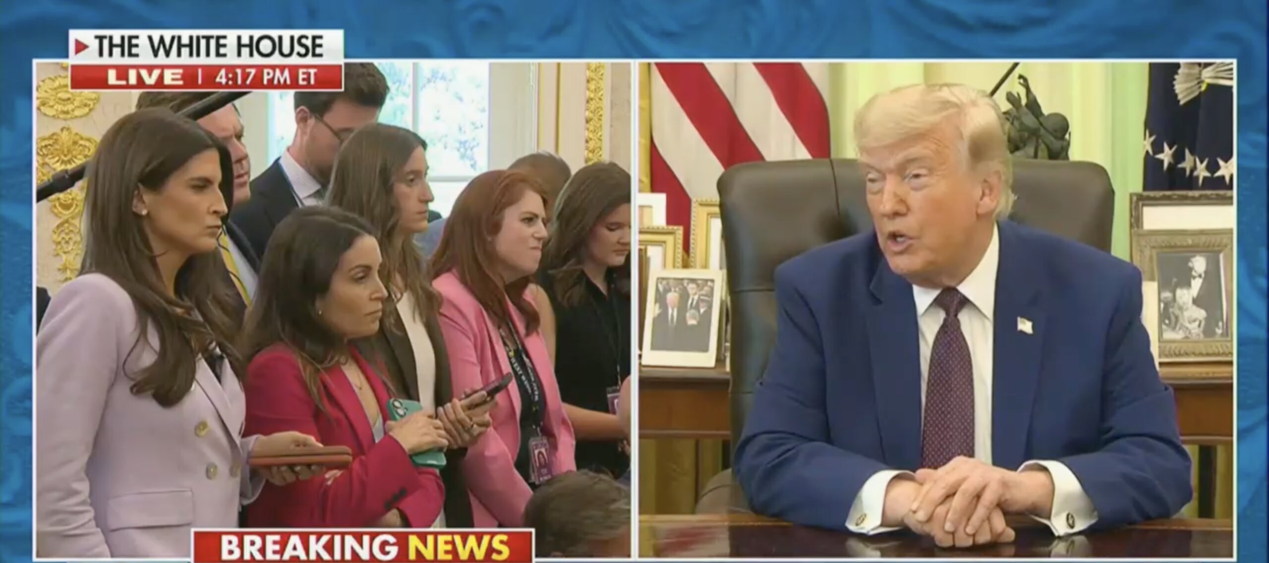 White House correspondent asks Trump an odd question about his upcoming ...