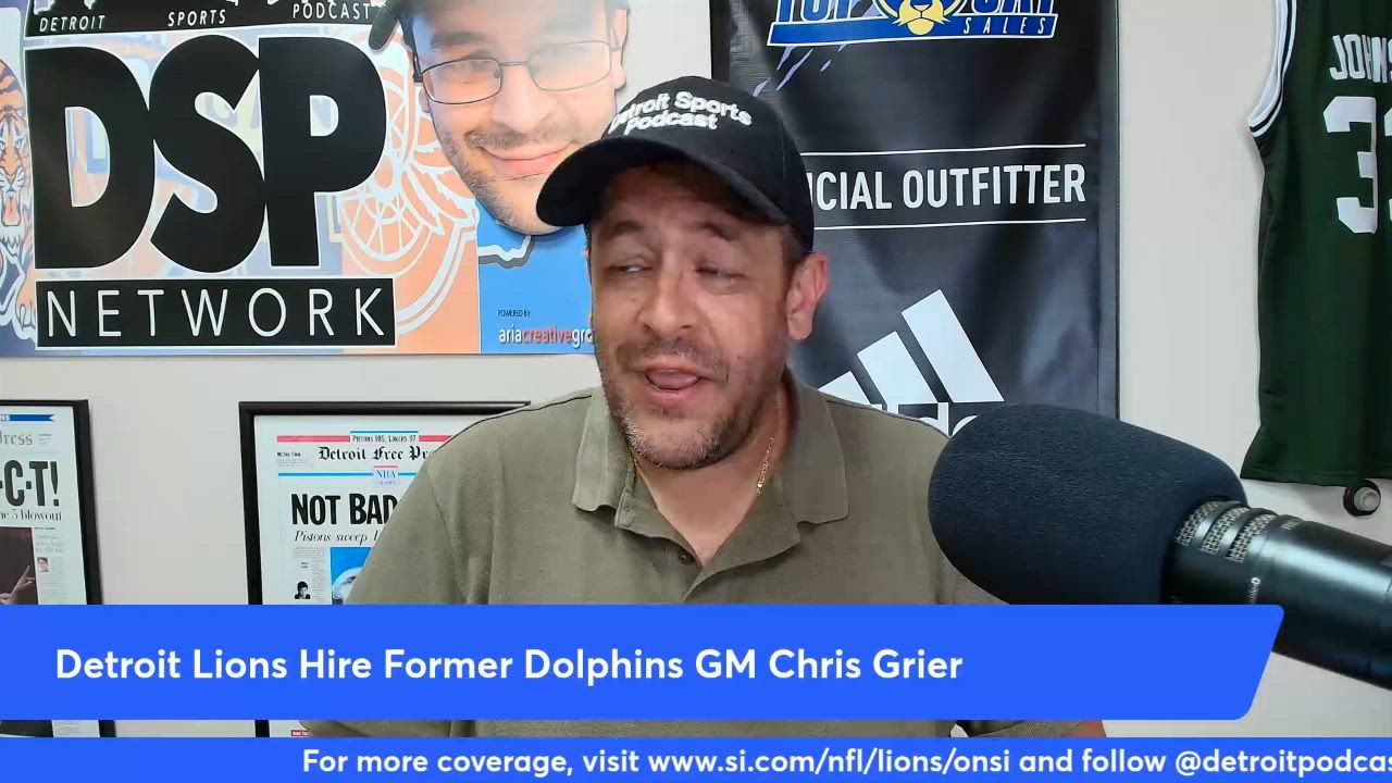 Detroit Lions hire former Miami Dolphins GM Chris Grier