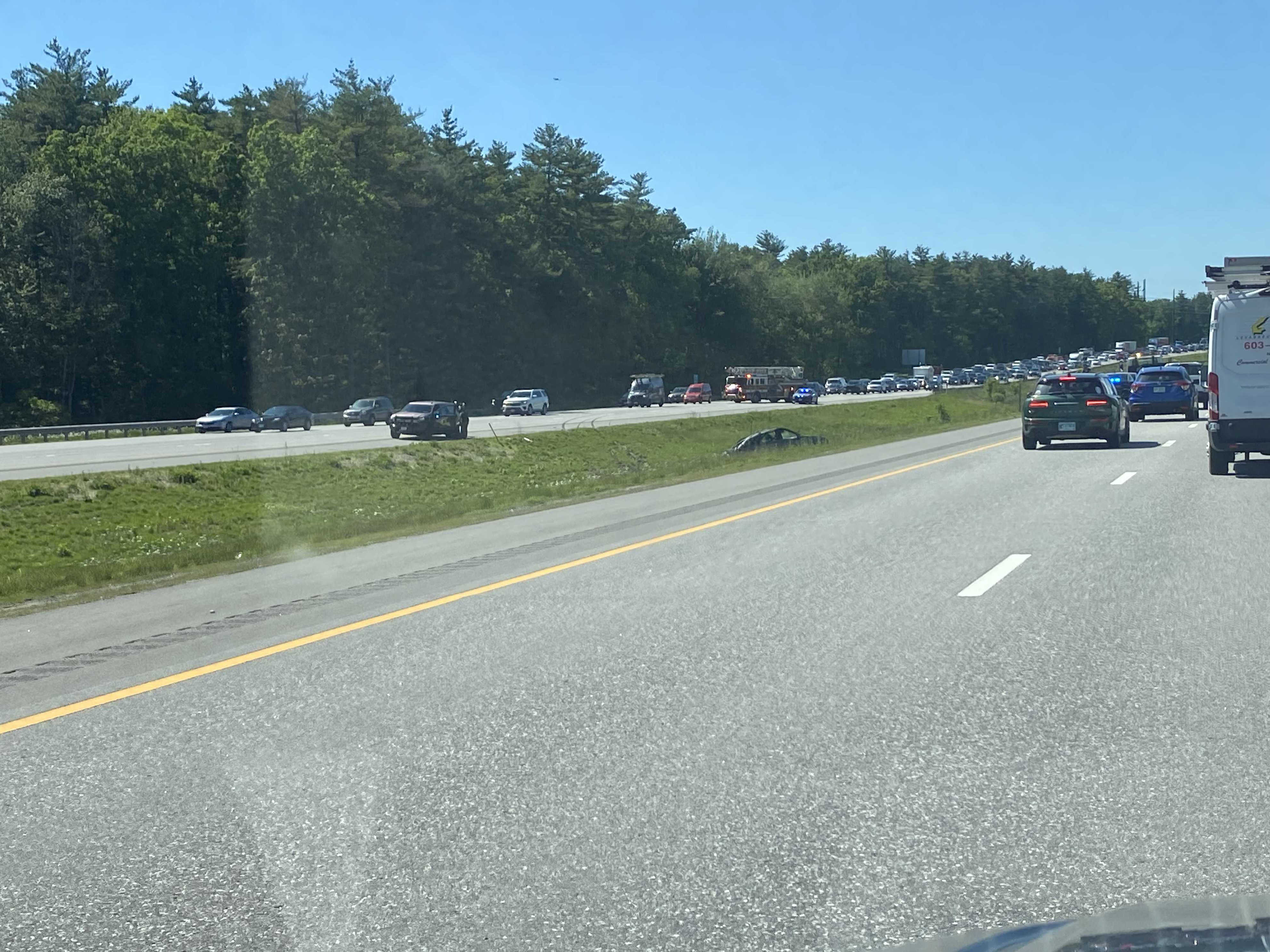 I-93 North in Londonderry back open after crash