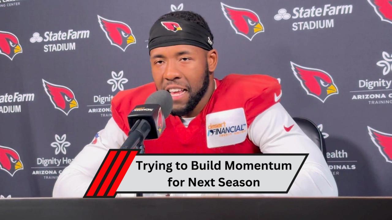Cardinals SS Budda Baker reacts to missing playoffs