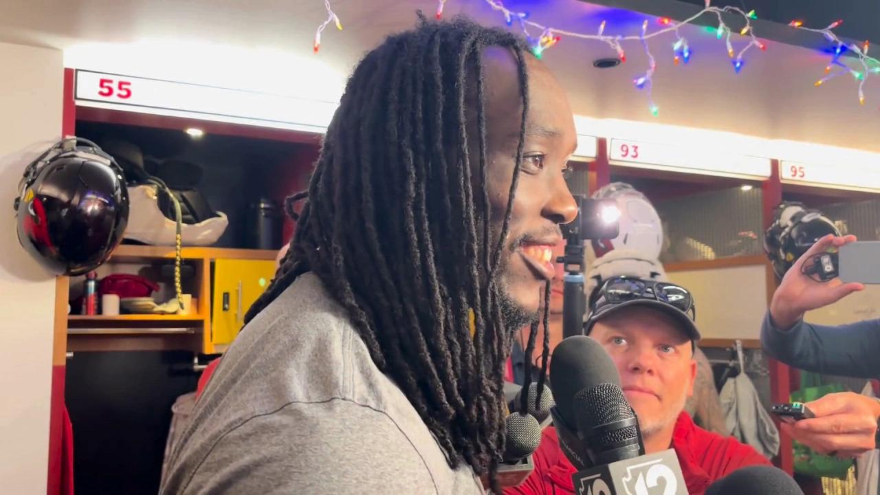Darius Robinson reacts to Arizona Cardinals debut