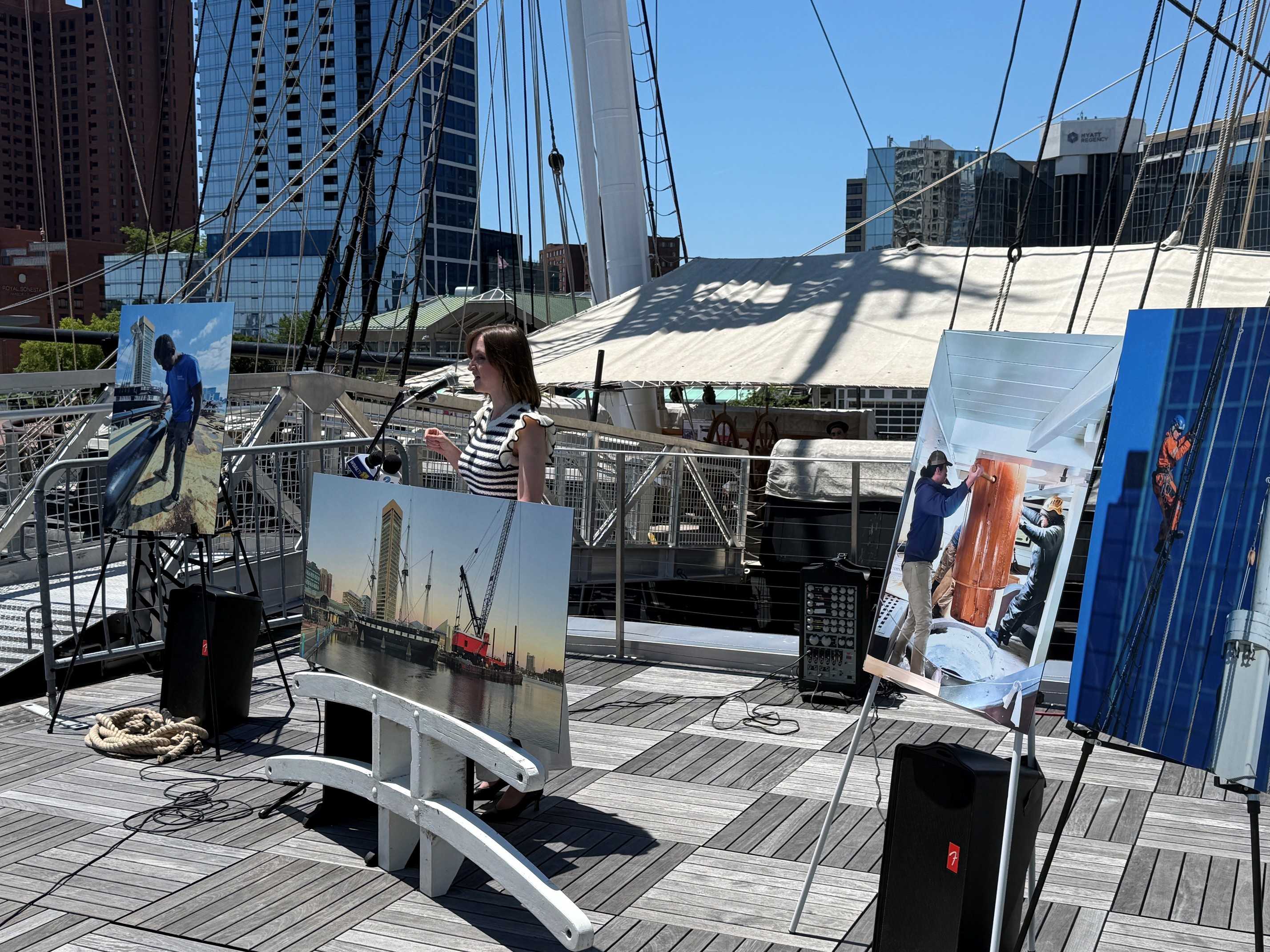 USS Constellation wins Maryland Historical Trust award