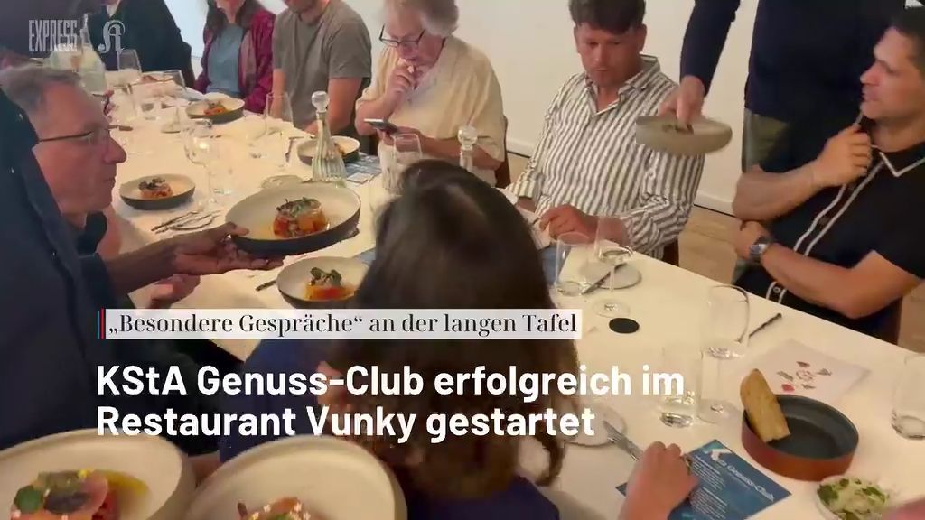 KStA Genuss-Club erfolgreich im Restaurant Vunky gestartet
