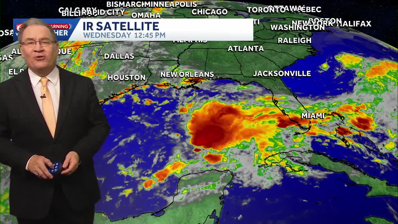 Impact day with heavy rain and isolated flooding