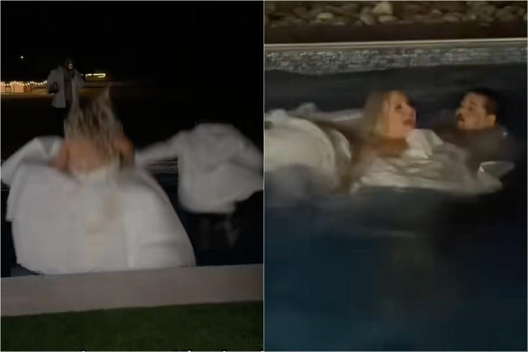 Bride warns couples after popular wedding trend nearly killed her