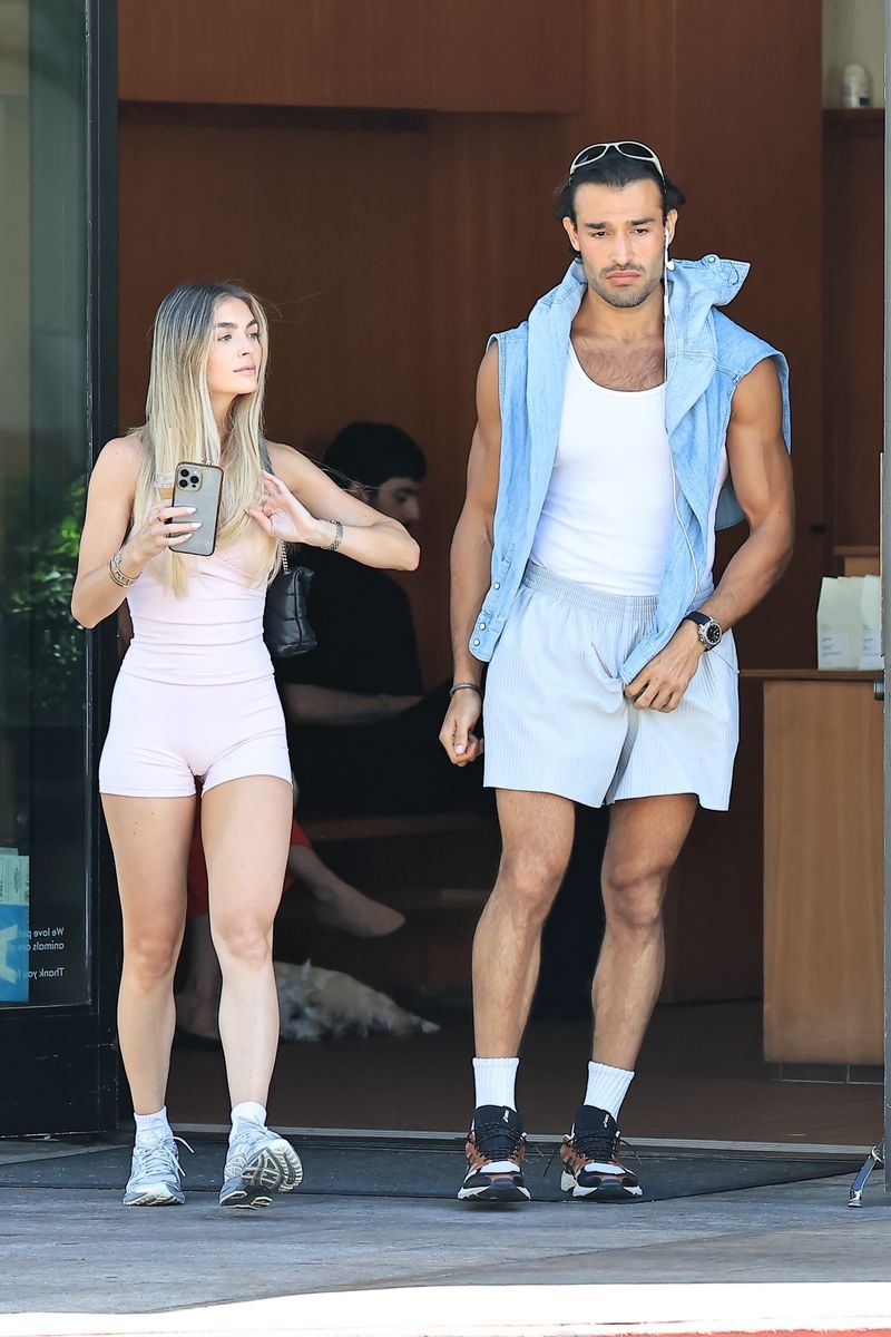 Britney Spears’ ex, Sam Asghari, gets touchy while walking around with ...