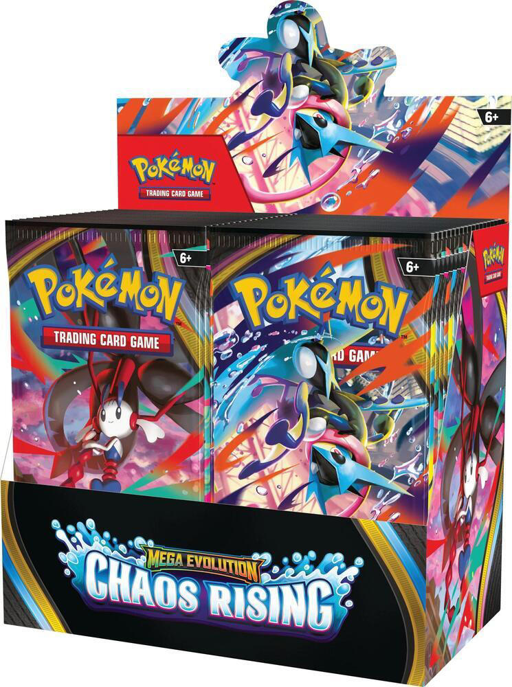 Pokémon TCG: Mega Evolution Chaos Rising booster display box on sale at ...
