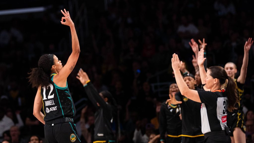 Rae Burrell provides bright spot in tough night against Aces