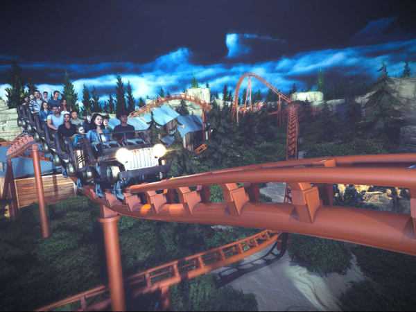 Record-breaking new coaster howls into Texas amusement park