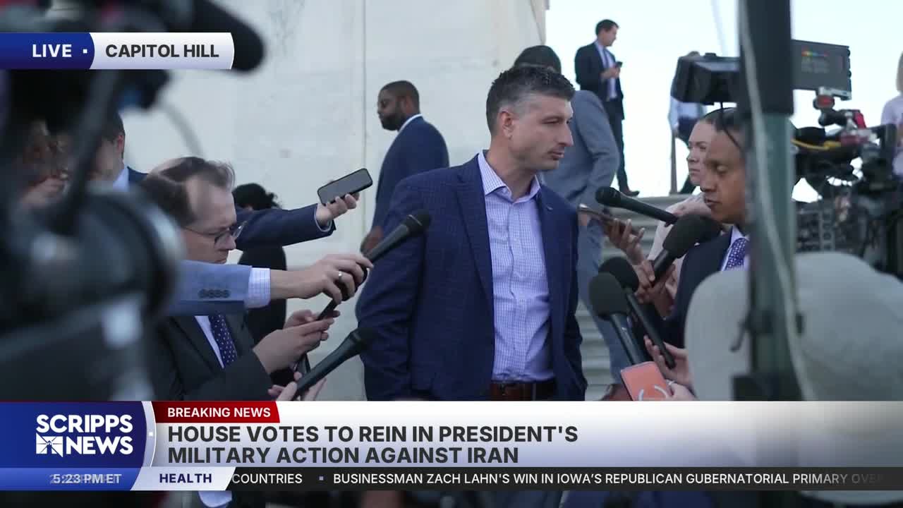 House votes to rein in President Trump's military action against Iran