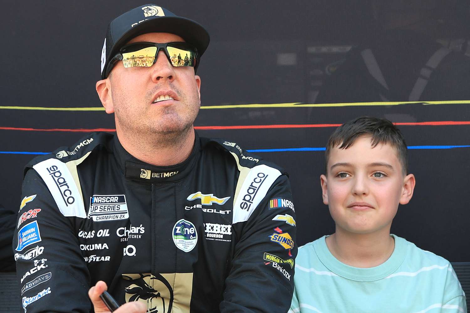 Kyle Busch's son Brexton, 11, returns to the racetrack less than 2 ...