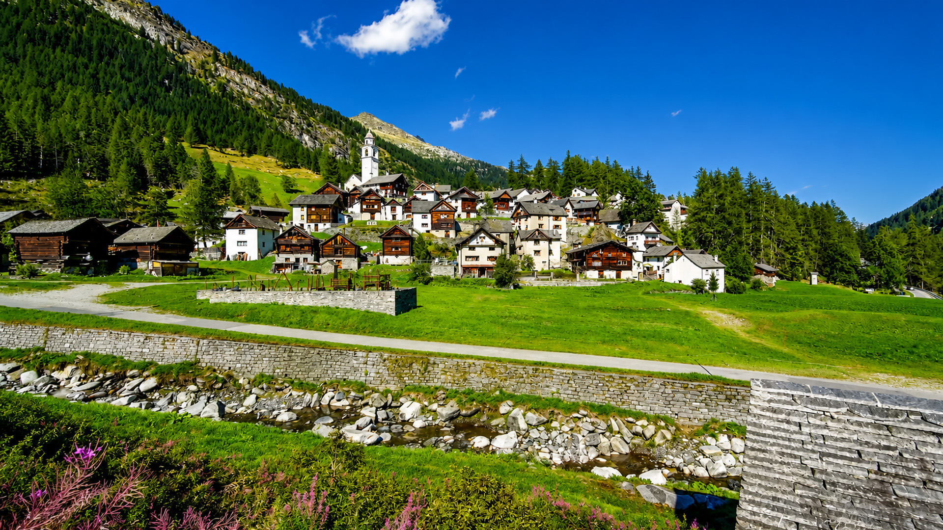Why is Bosco Gurin so special in Switzerland?