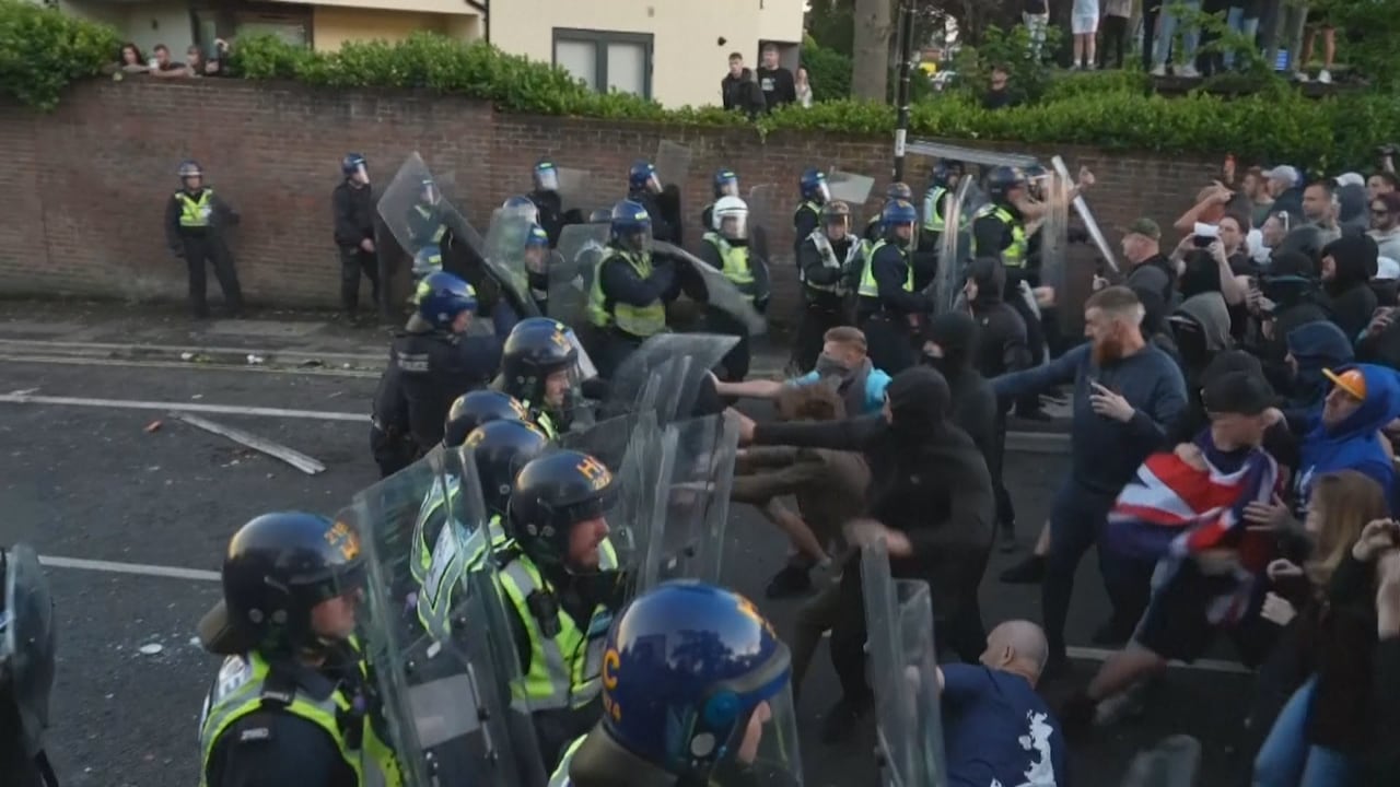 Police, protesters clash in UK over bodycam footage of dying teen