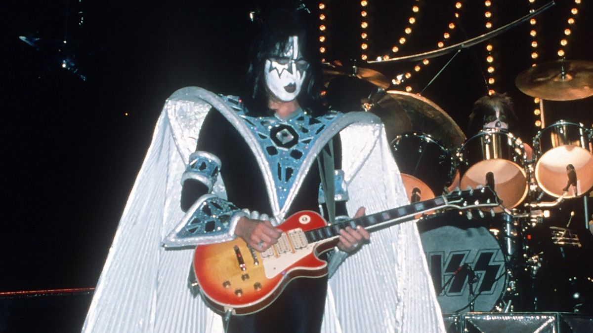 Ace Frehley's main Kiss guitar, the 1975 'Budokan' Gibson Les Paul ...