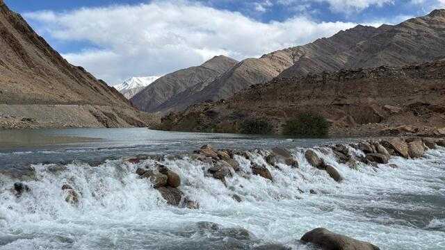 Ladakh farmers to benefit as India's first eco-friendly rock check dam ...