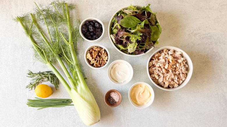 Triple anise chicken salad recipe