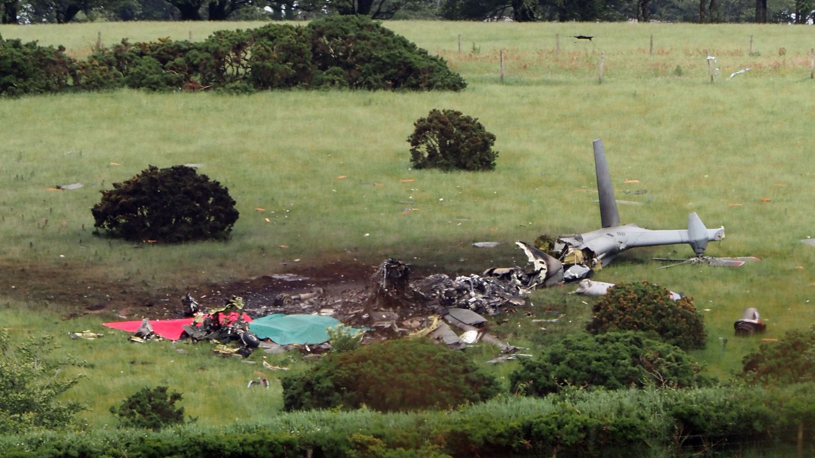 Three dead after Royal Navy helicopter crash