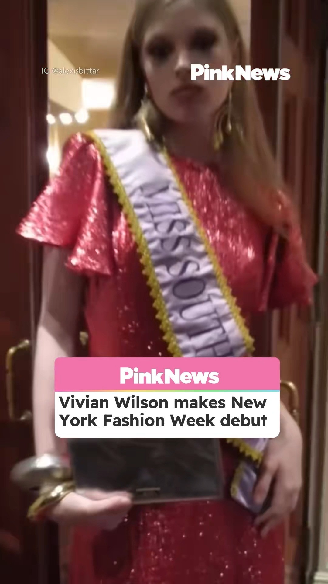 Vivian Wilson debuts at NYFW in show highlighting states rolling back ...
