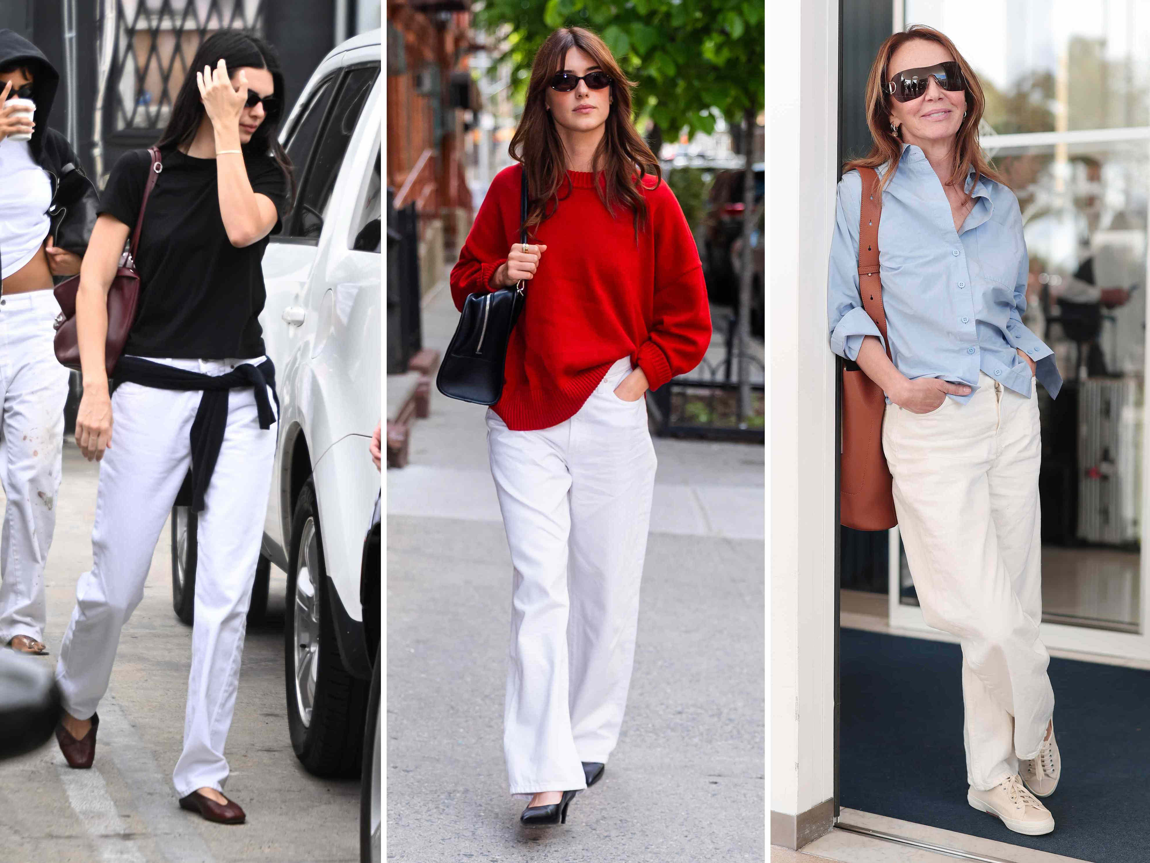 White jeans are everywhere—here’s how to style them like an it girl ...