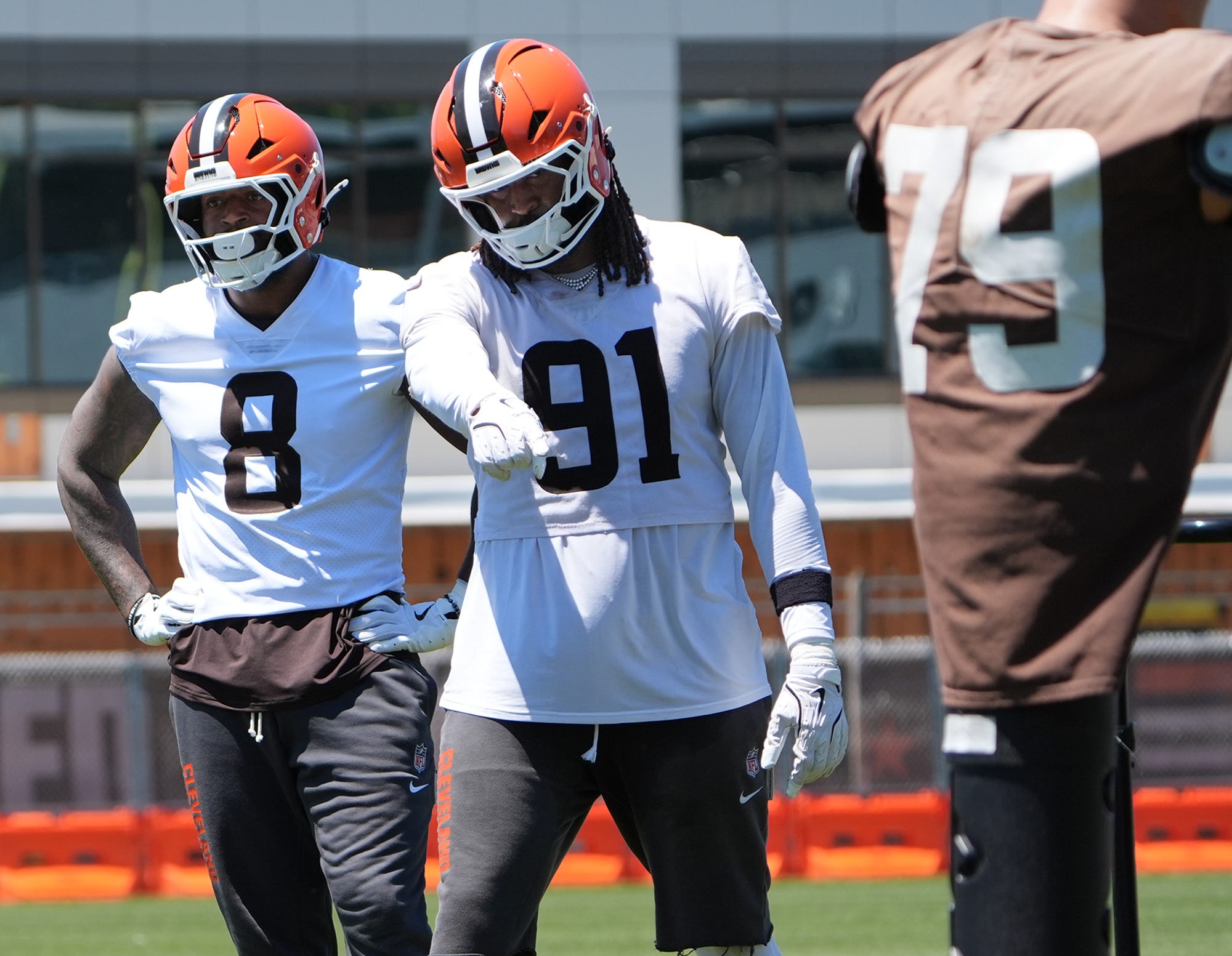 Alex Wright says 'it's one day at a time' after Myles Garrett trade