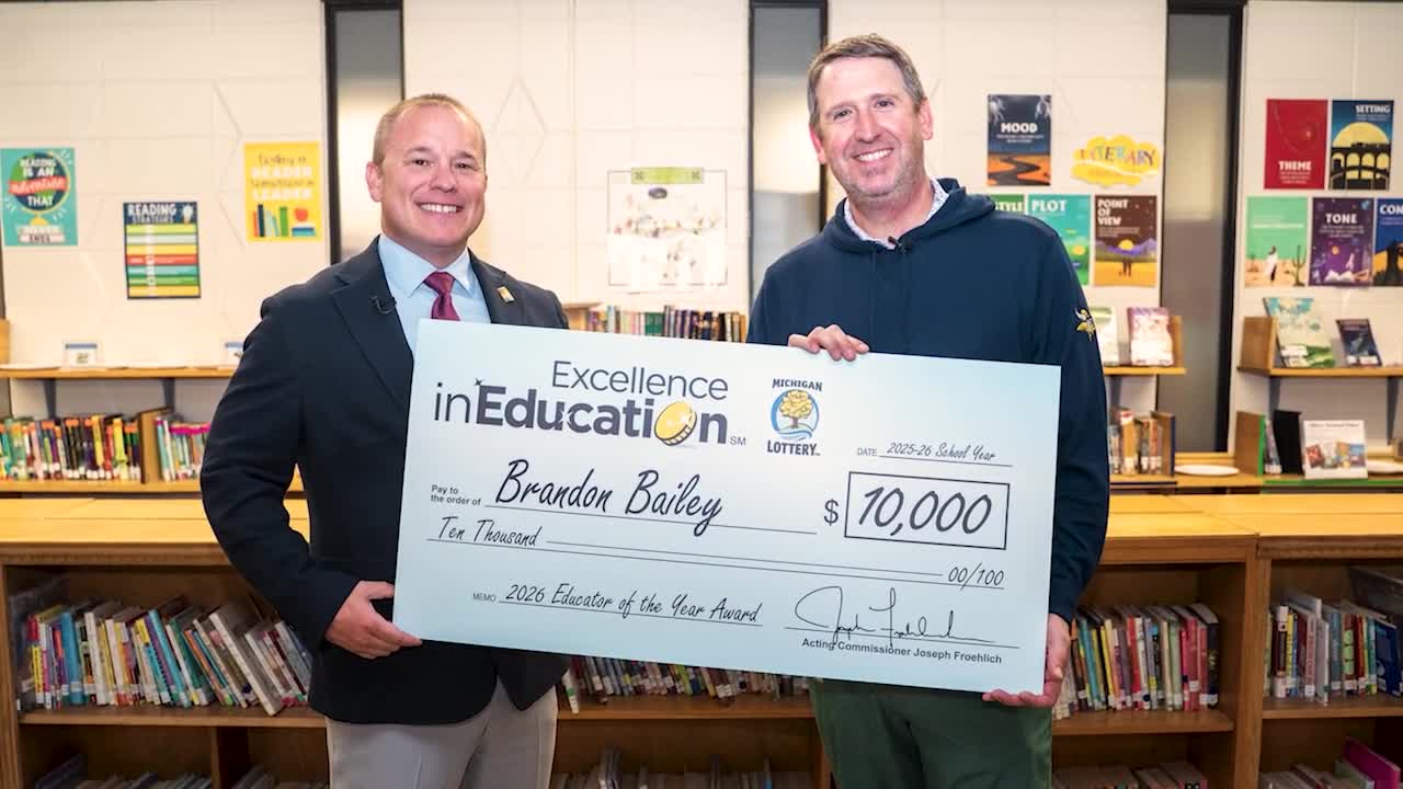 Excellence in education: Brandon Bailey named educator of the year