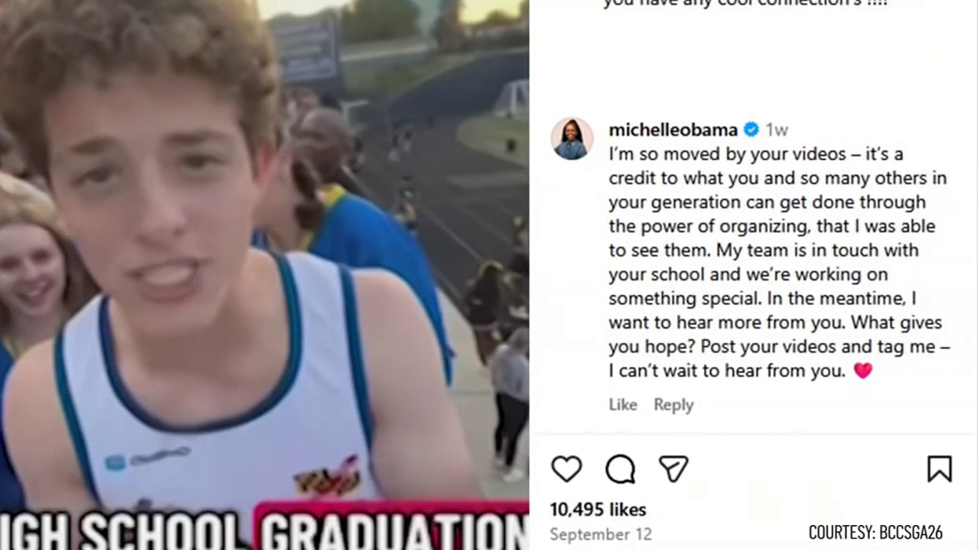 Viral push gets Michelle Obama as Maryland high school graduation speaker