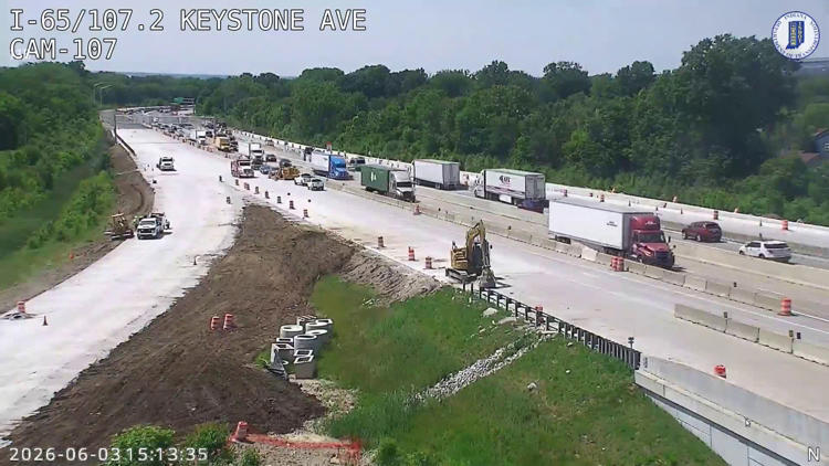 Keystone Avenue ramps to I-65 on Indy's south side to reopen June 6
