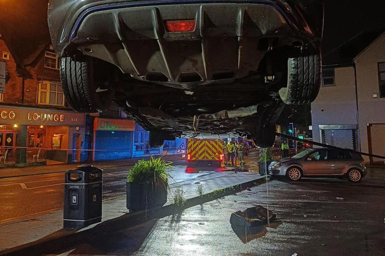 Warning after electric car goes up in flames in Kings Heath High Street