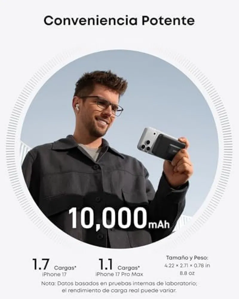 Hasta con 40% off la power bank Anker MagGo de 10,000 mAh con carga ...