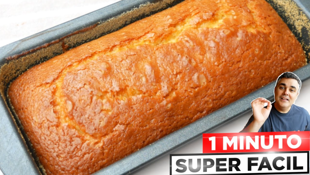 Bizcocho de naranja en 1 minuto: irresistible y delicioso
