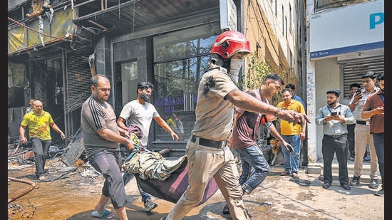 'We told them to jump': How locals helped save lives in Delhi fire