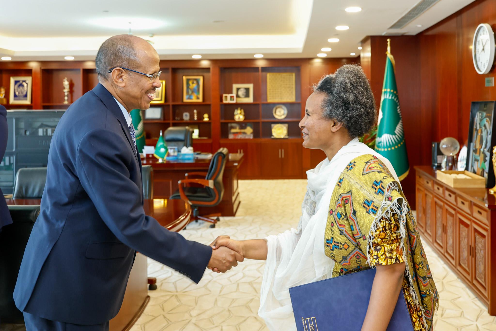 AUC chairperson receives credentials of Ethiopia's new permanent ...