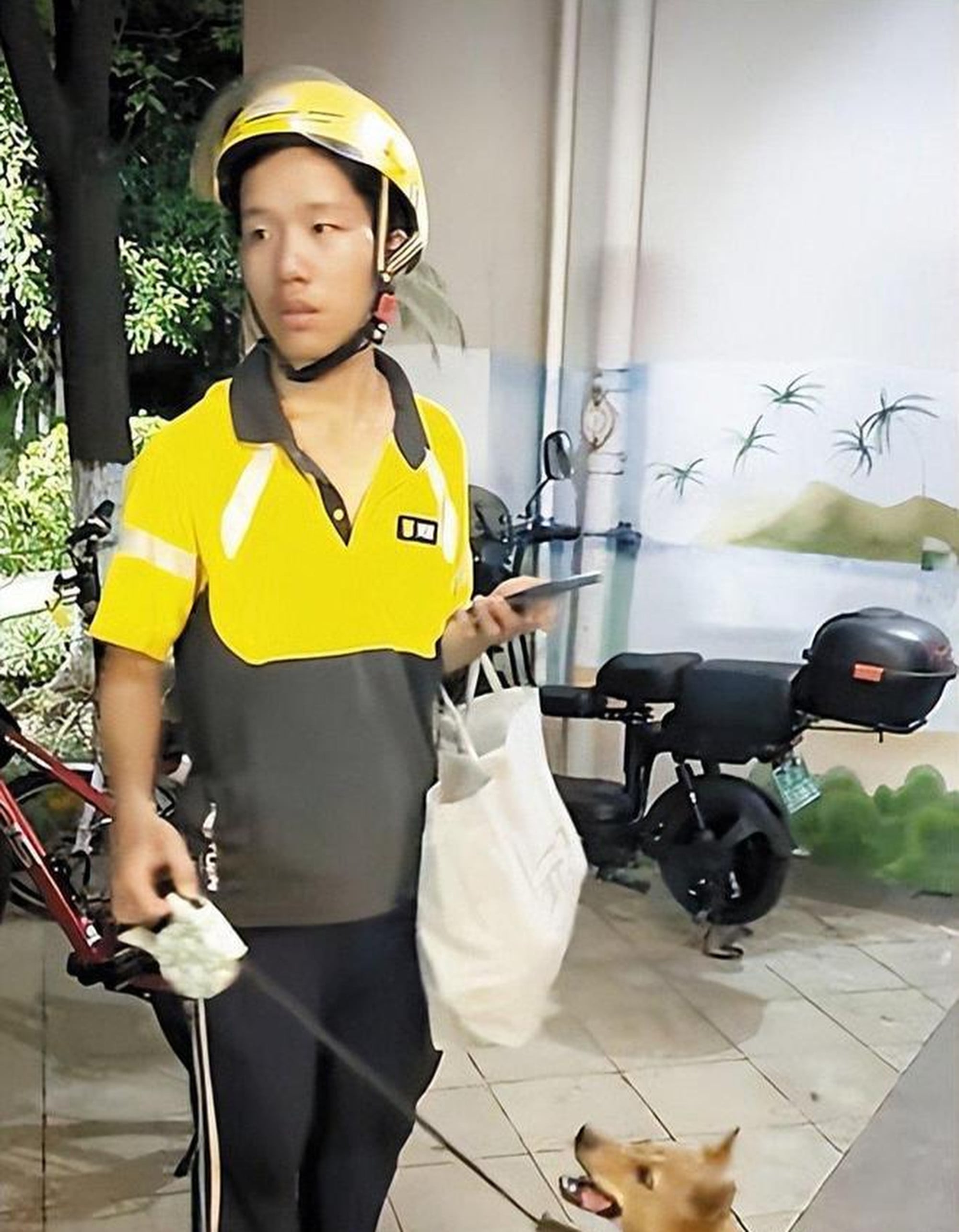 Chinese man, 19, lives under bridge with pet dog, works long hours to ...