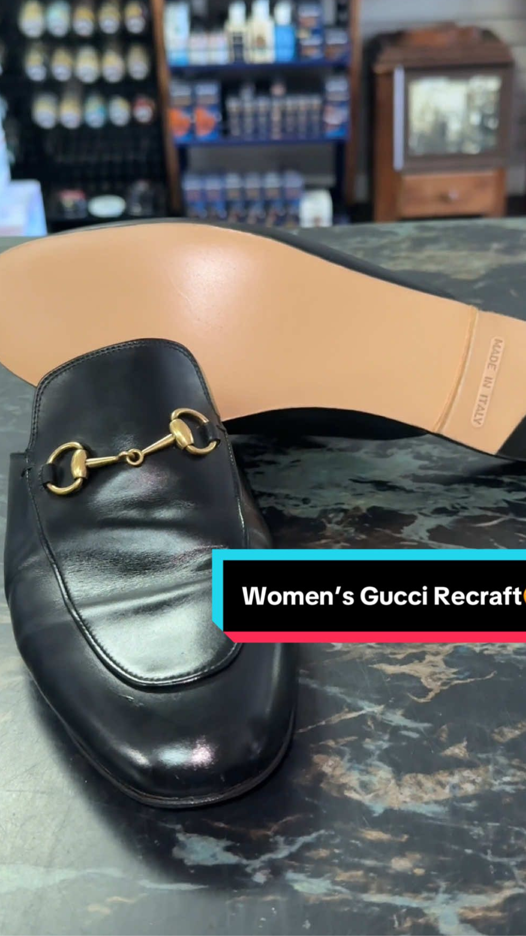 Women’s Gucci soles and heels
