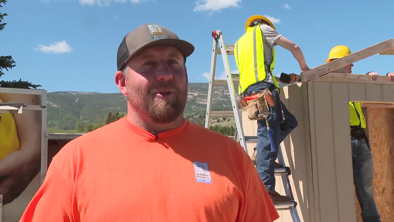 Anaconda students learn construction skills through job site program