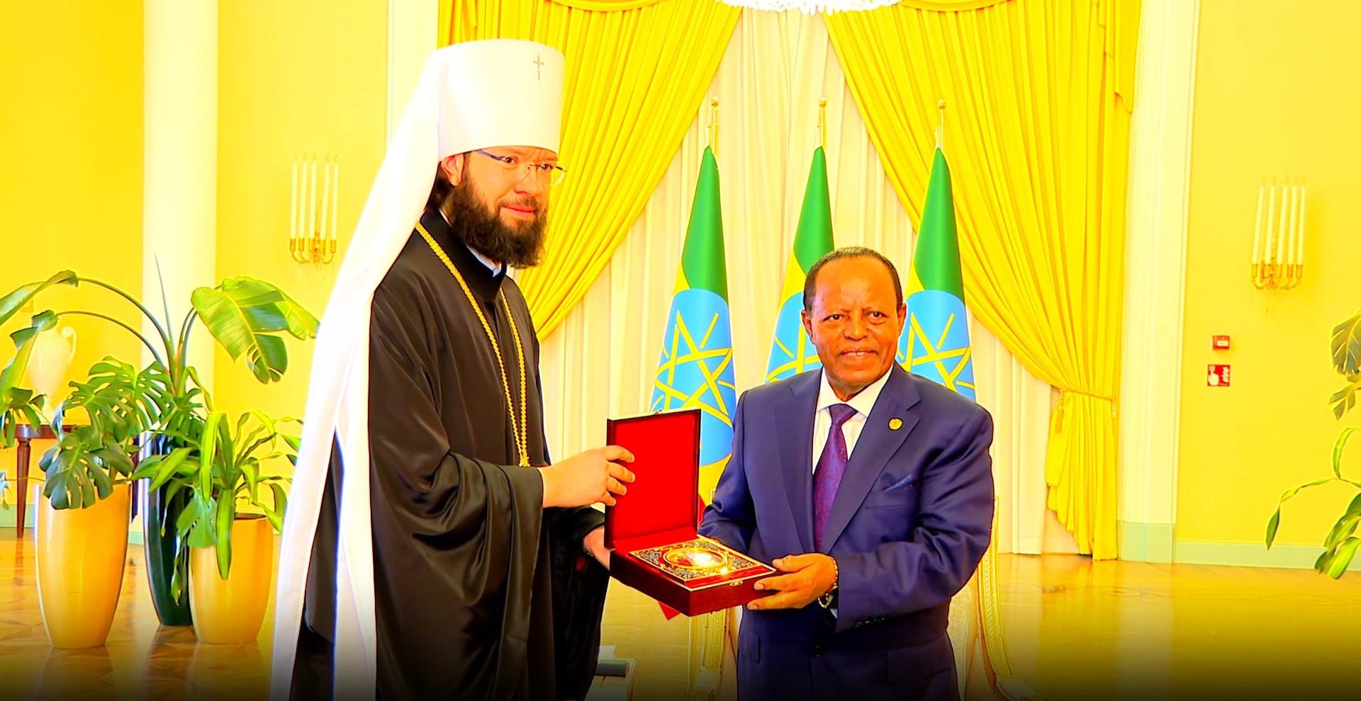 President Taye receives Russian Orthodox Church delegation