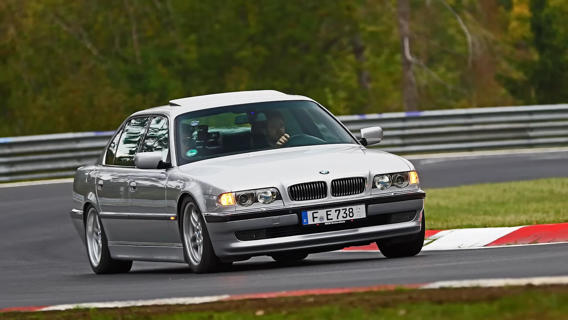 Taking a classic V12 BMW to the Nurburgring