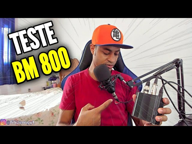 BM 800 PHANTOM POWER vs BM800 microfone condensador direto no P2