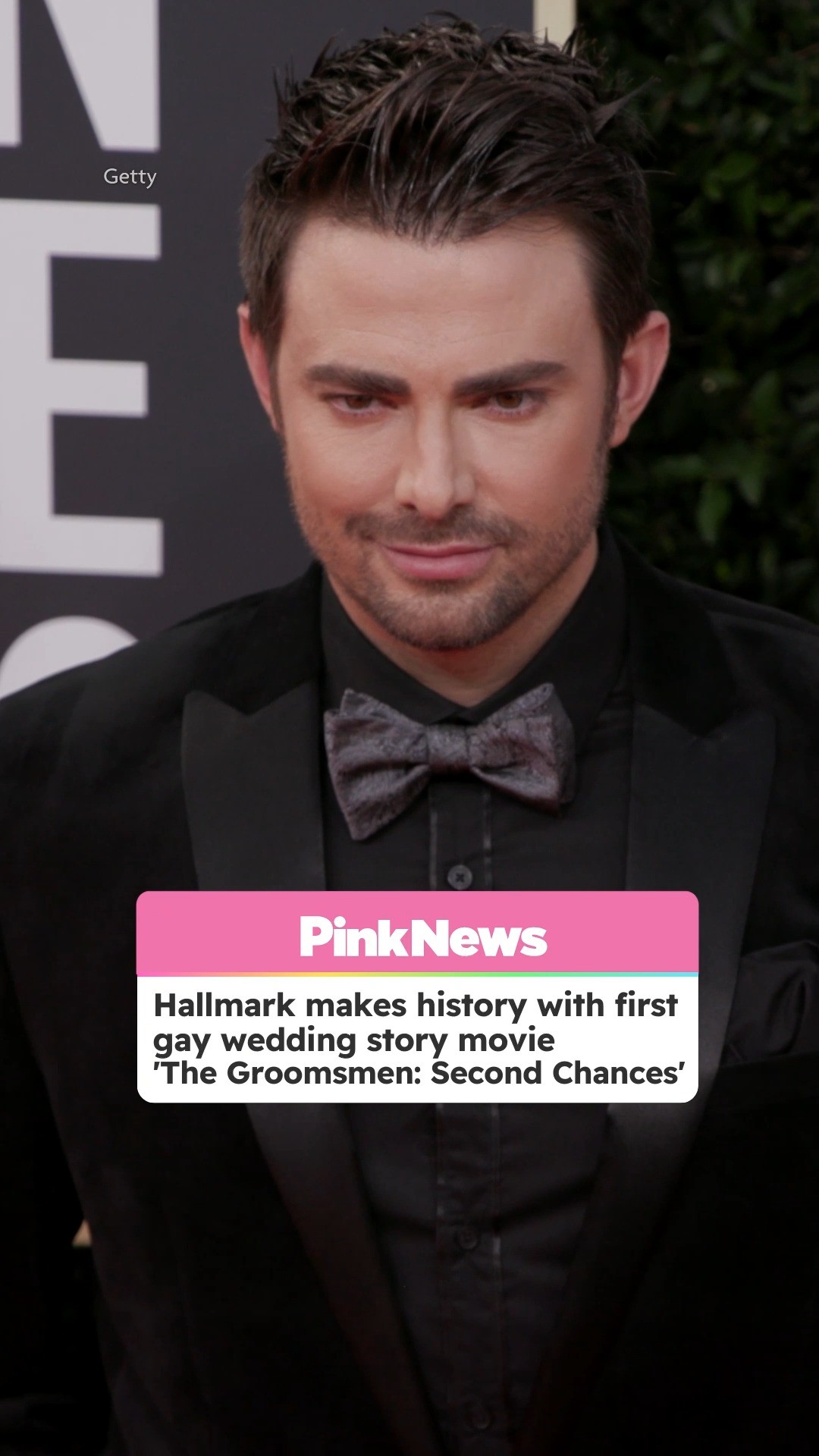 Jonathan Bennett's new movie makes history with Hallmark's first gay ...