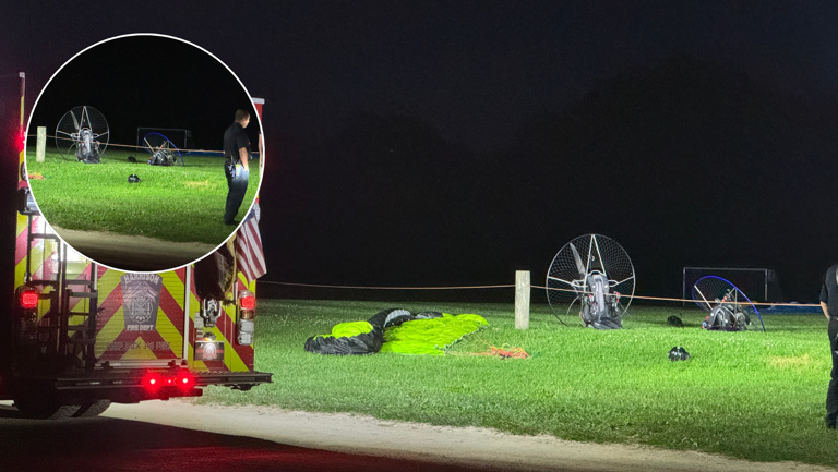 Dispatch: 1 hospitalized after paragliding crash in southeast Indiana