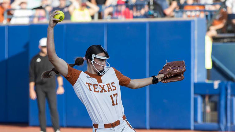 Texas softball strikes first taking game one of WCWS championship series
