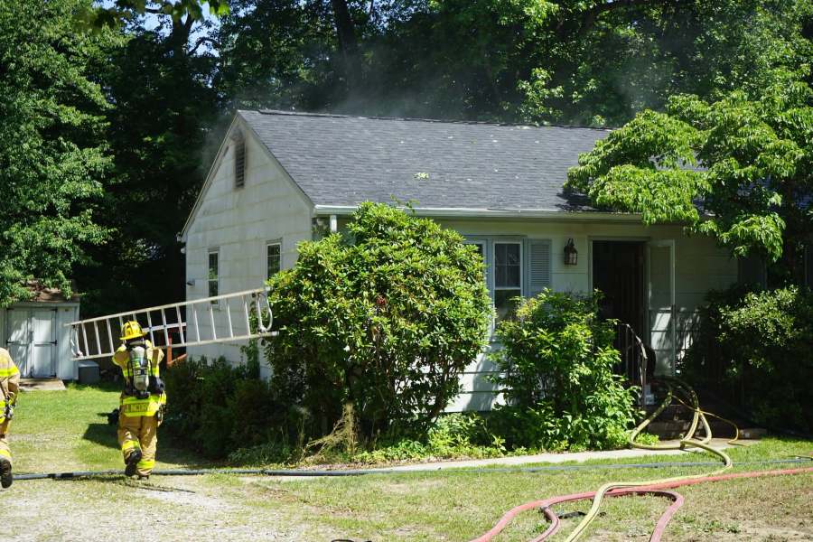 Three displaced after Chesterfield house fire
