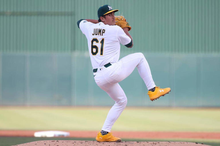 After A's top prospect Jump earns 1st win, more young talent preps to ...